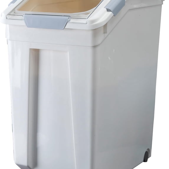 33 Liter / 50 lbs Rice Storage Container with Measuring Cup, , For Rice ...