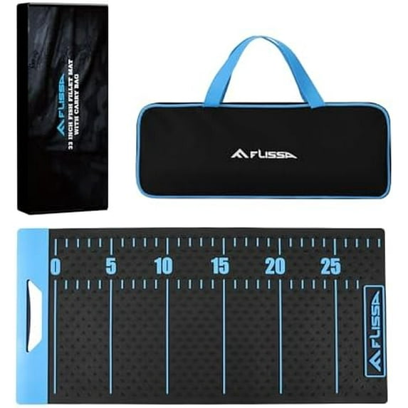 33" Non-Slip Fish Fillet Mat with Storage Bag, Portable & Durable Fish ...