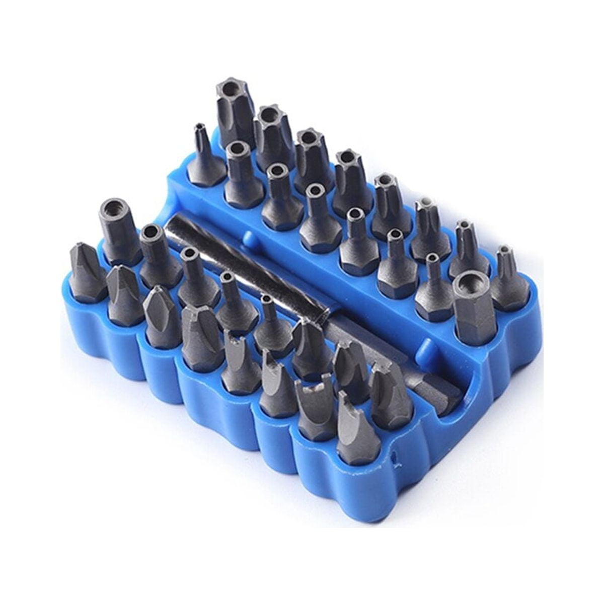 33 Pcs Security Bit Set Tamper Proof Torx Hex Star Screwdriver with Bit ...