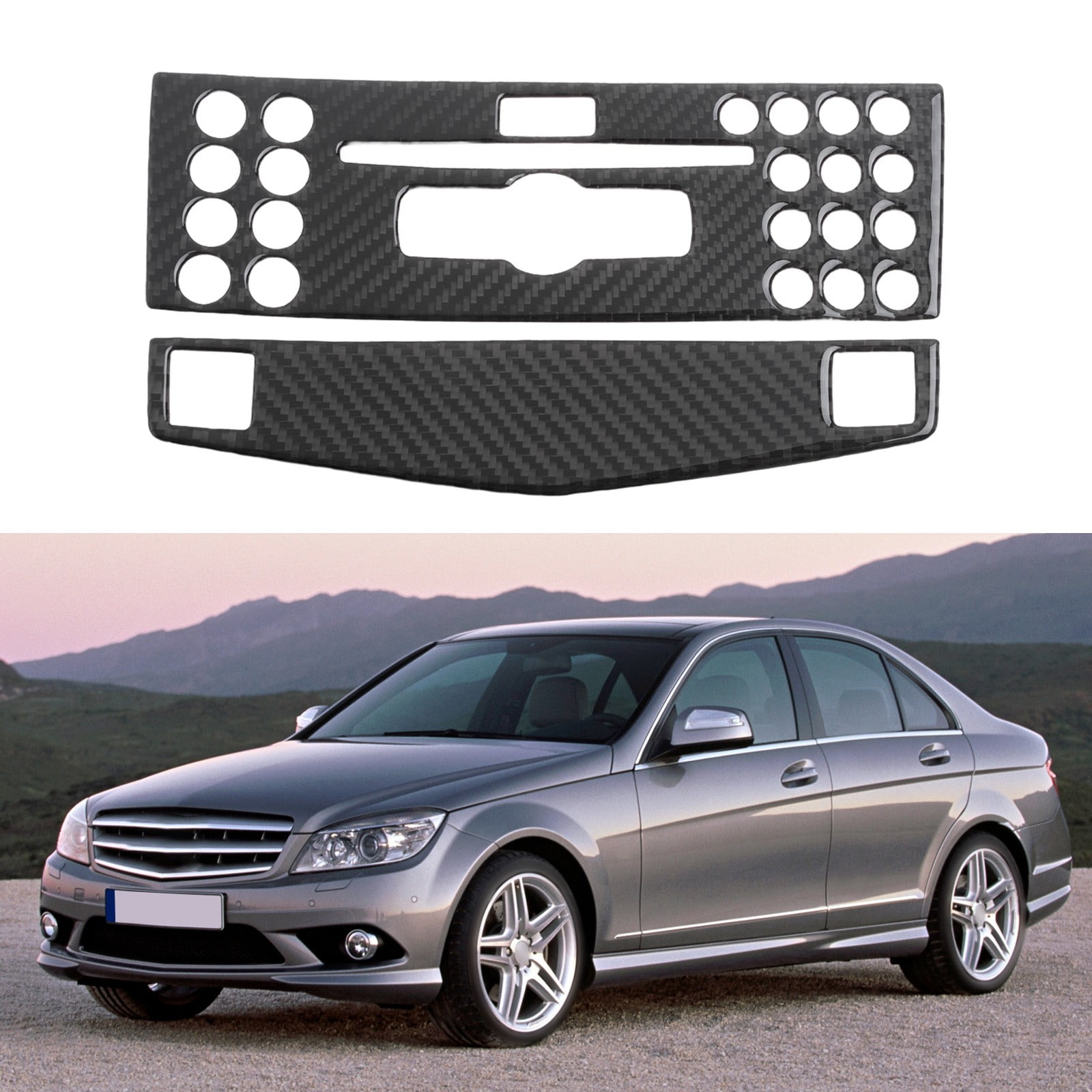 33) Performance Upgrade Carbon Fiber Console CD Panel Trim for ...