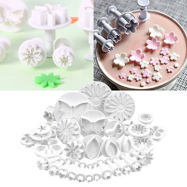 Naler 33-Piece Fondant Cake Cutters Set, Sugarcraft Baking Tools ...