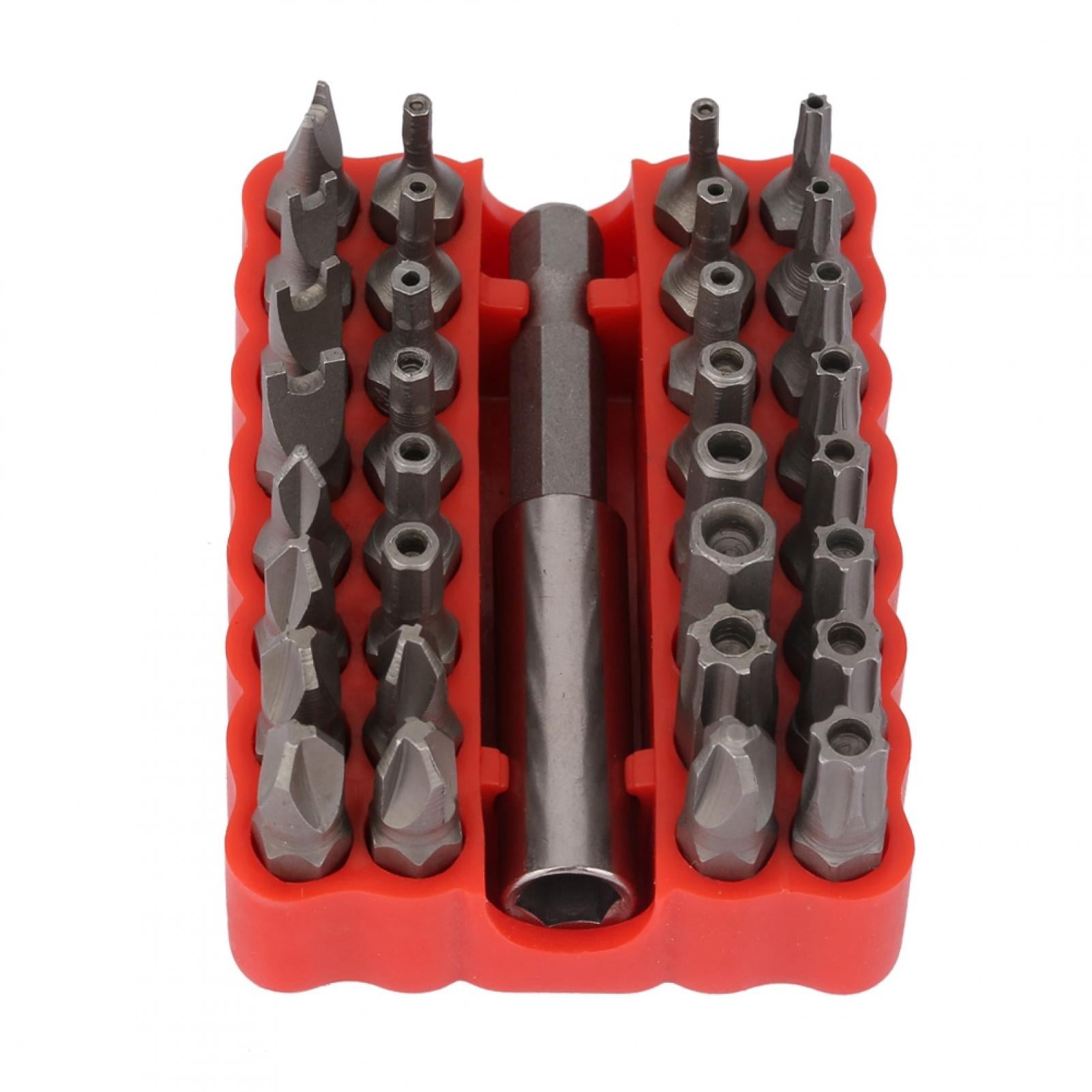 33 Piece Hollow Screwdriver Bit Kit, Hex Cross Star Screw Bits ...