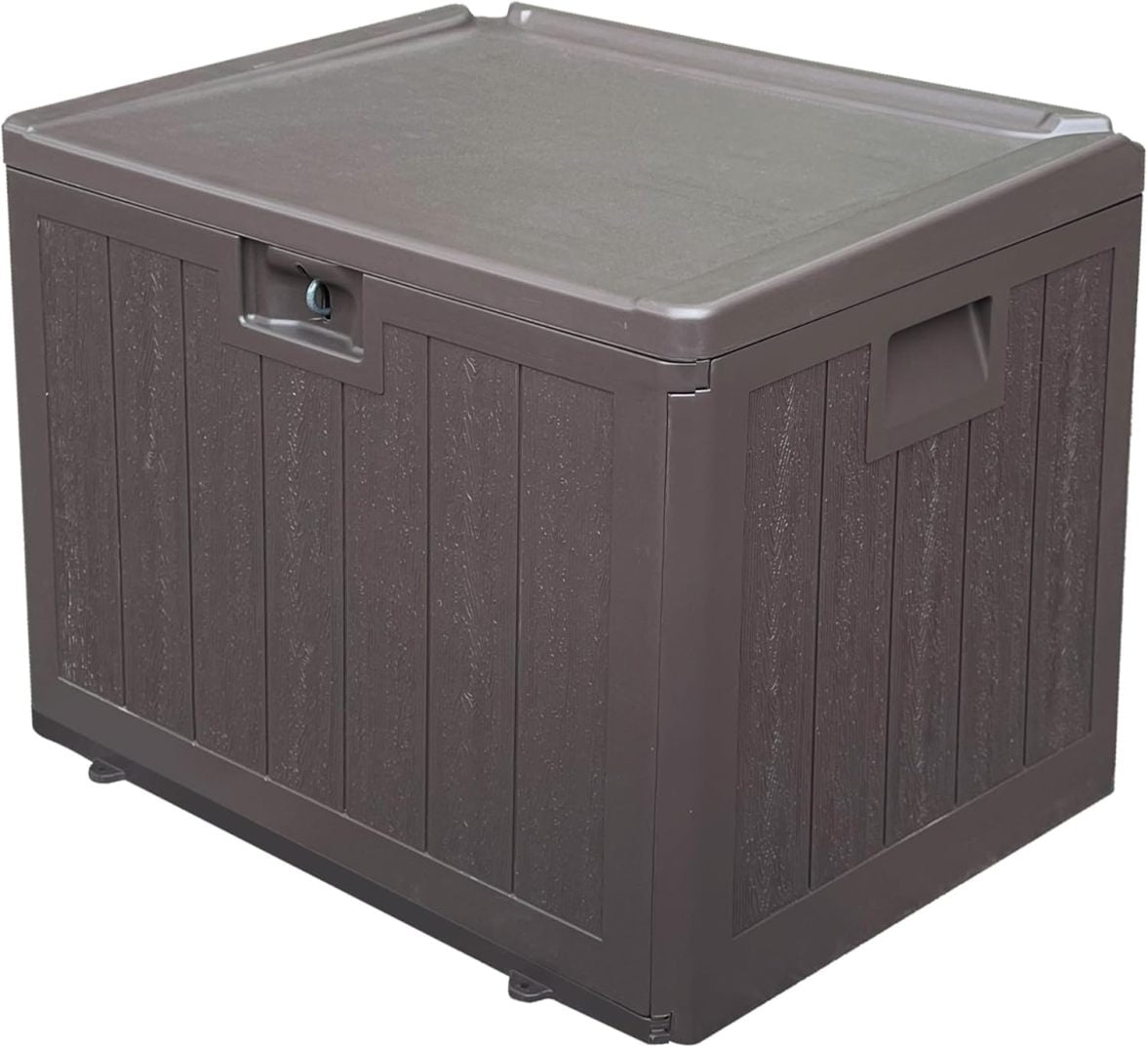 33 Pro Gallon Plus Lockable Resin Deck Box, Waterproof & UV-Resistant ...