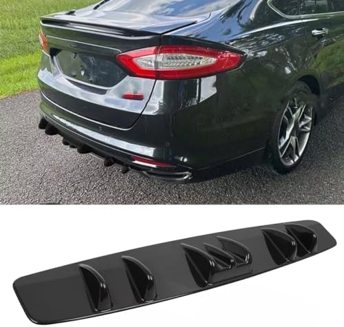 33" Rear Bumper Diffuser 7 Fins Spoiler Lip Splitter Body Fit for 2010 ...