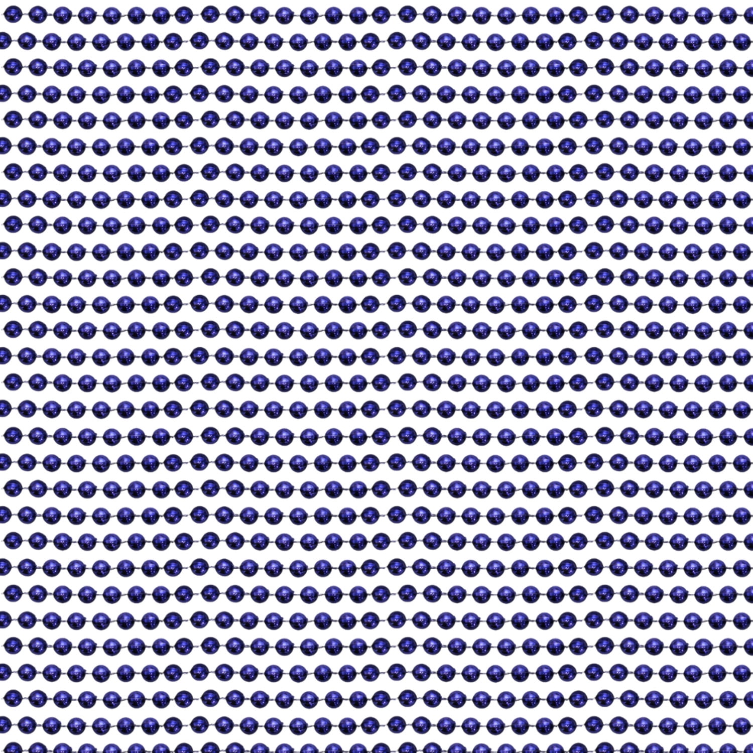 33" Round Metallic Navy Blue Mardi Gras Beads - Case (60 Dozen ...