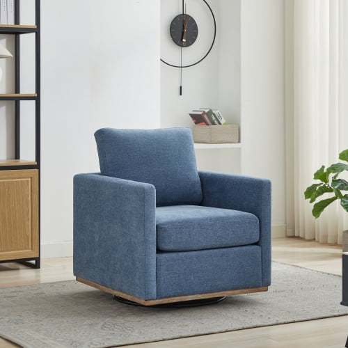 33" Swivel Upholstered Single Sofa Couch, Sillones Para Domitorio ...