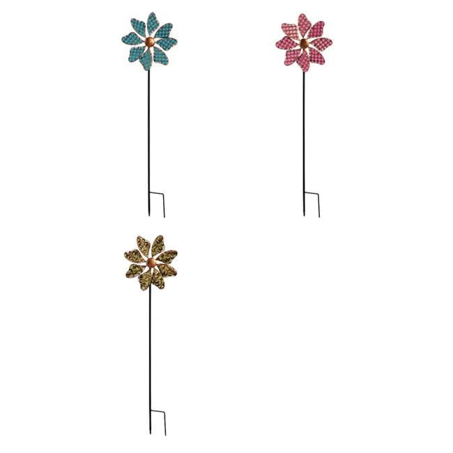 33 in. Creek Iron Outdoor Garden Stake, Multi Color - Pack of 12 ...
