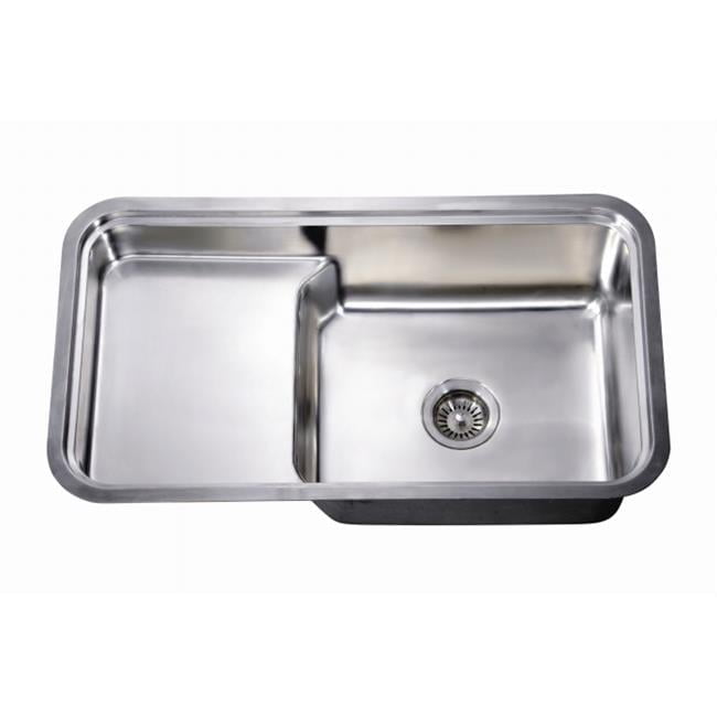 33 in. L Undermount Single Bowl With Stepped Basin - Walmart.com
