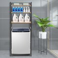 33 lb Capacity 3-Tier Over the Washer Shelf Freestanding Laundry Room ...