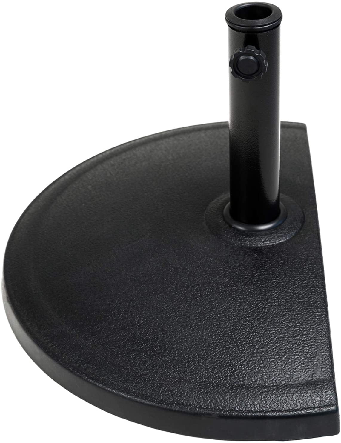 33 lb Half Round Heavy Duty Base Stand Weight for Outdoor Patio Market ...