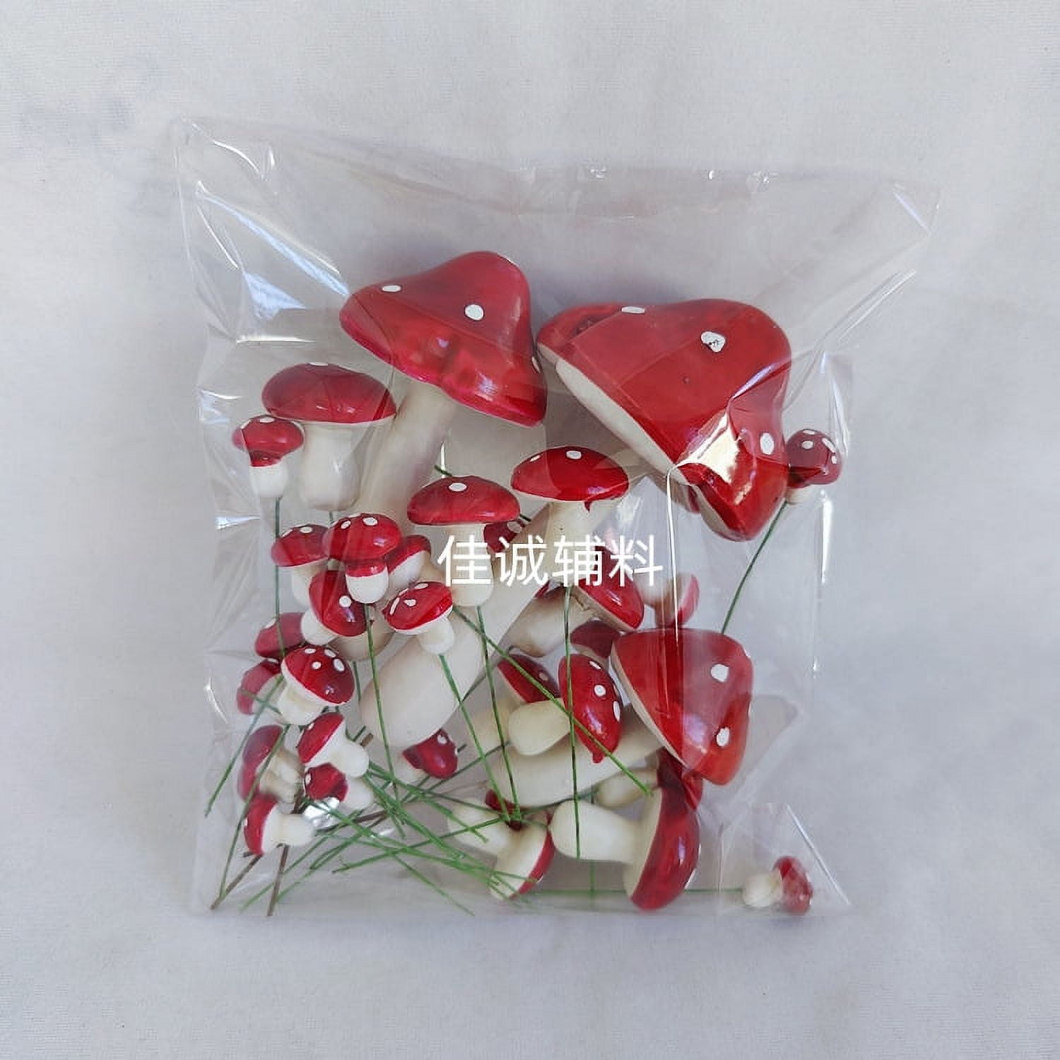 33 pcs Artificial Mushroom Fake Mushroom Miniature Mushroom Foam ...