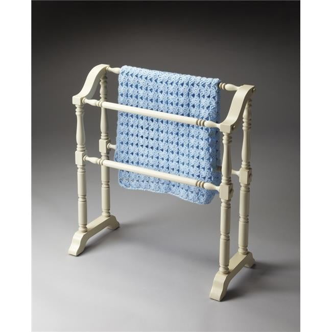 33 x 28 x 12.5 in. Vintage Cottage White Blanket Stand - Walmart.com