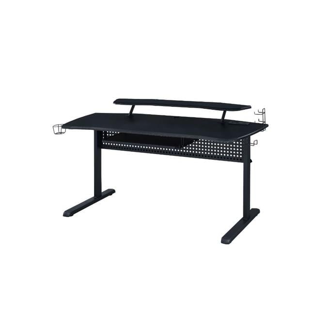 33 x 28 x 59 in. Vildre Rectangle Gaming Table, Black - Walmart.com