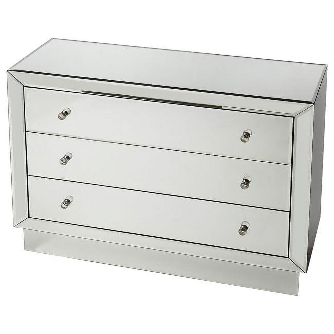 33 x 42 x 16 in. Emma Clear Mirrored Chest - Walmart.com