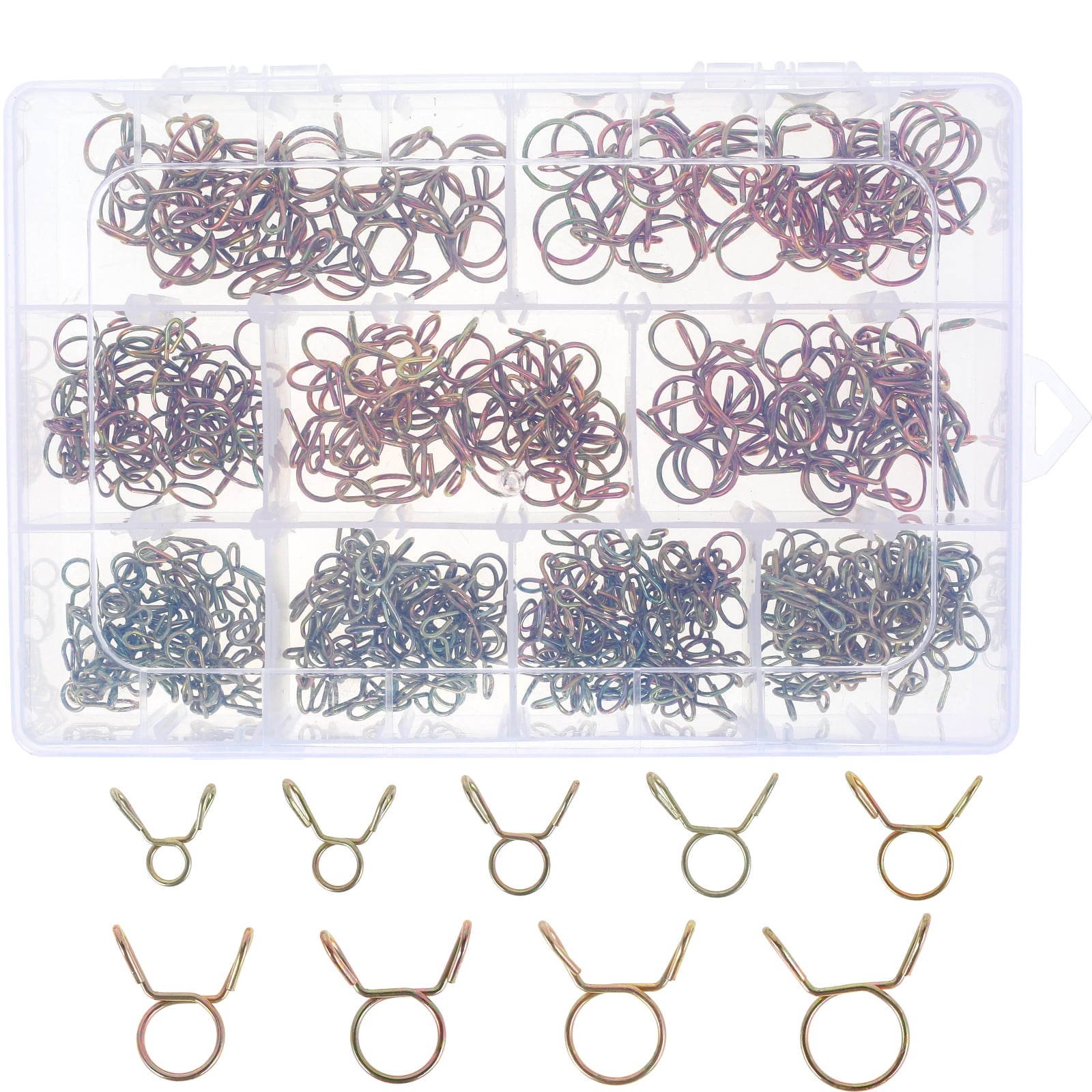 330/660Pcs Spring Hose Clamp Set Stainless Steel Fuel Line Hose Spring ...