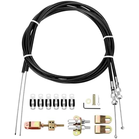330-9371 Universal Rear /Drum Emergency Parking Brake Cable Complete ...