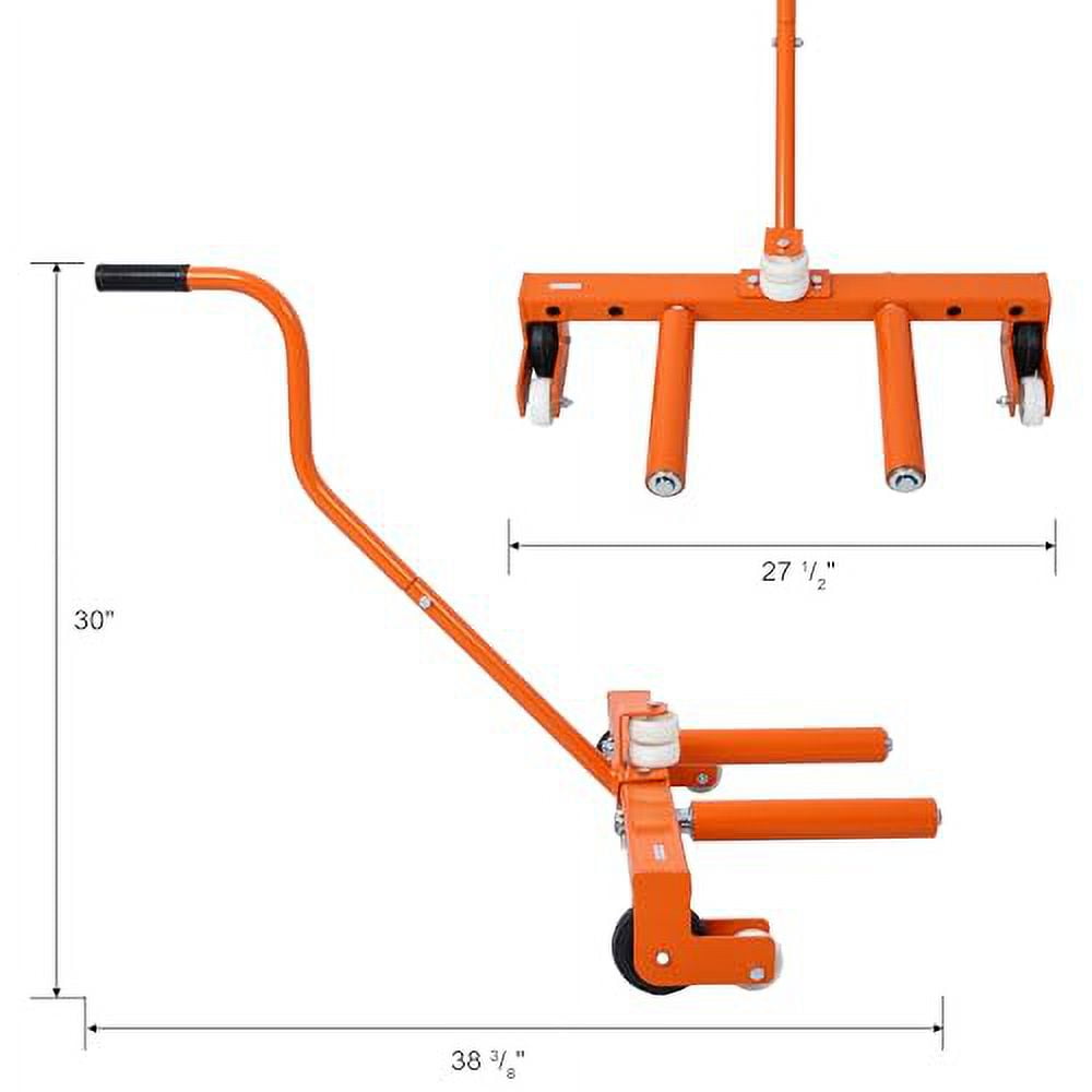 330 LBS Heavy Duty Adjustable Tire Wheel Dolly for Workshop, Garage ...