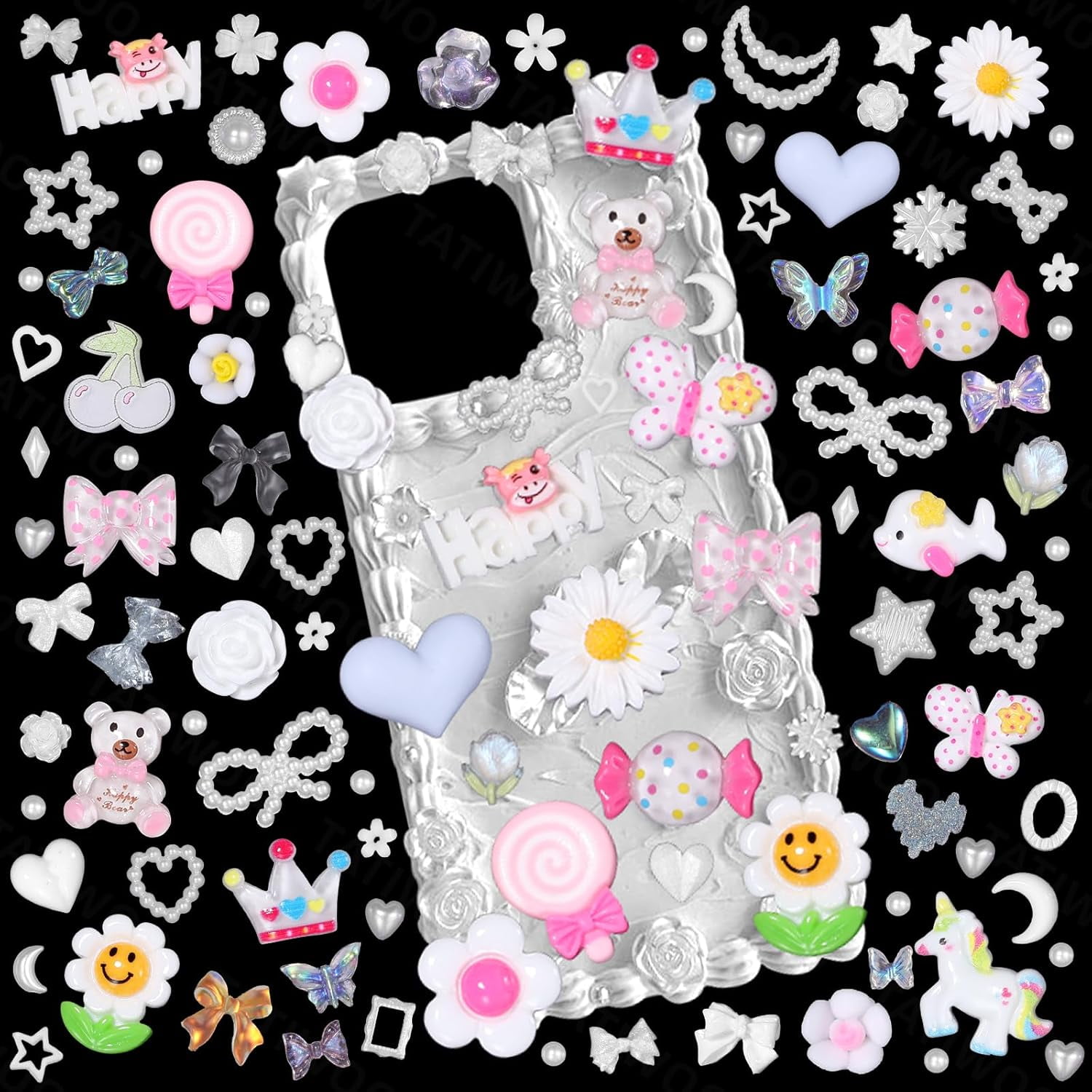 330 Pcs Junk Case Charms Kit, Charms for Junk Cases, Junks Phone Case ...