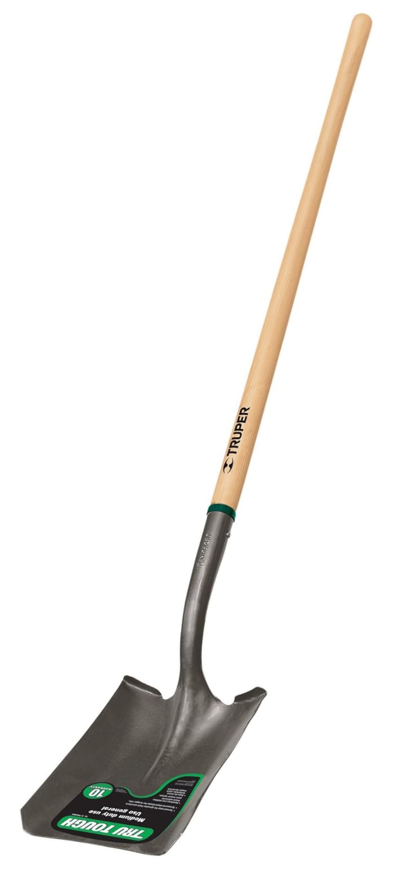 33041 Tru Tough Square Point Shovel with Long Handle, -Inch - Walmart.com