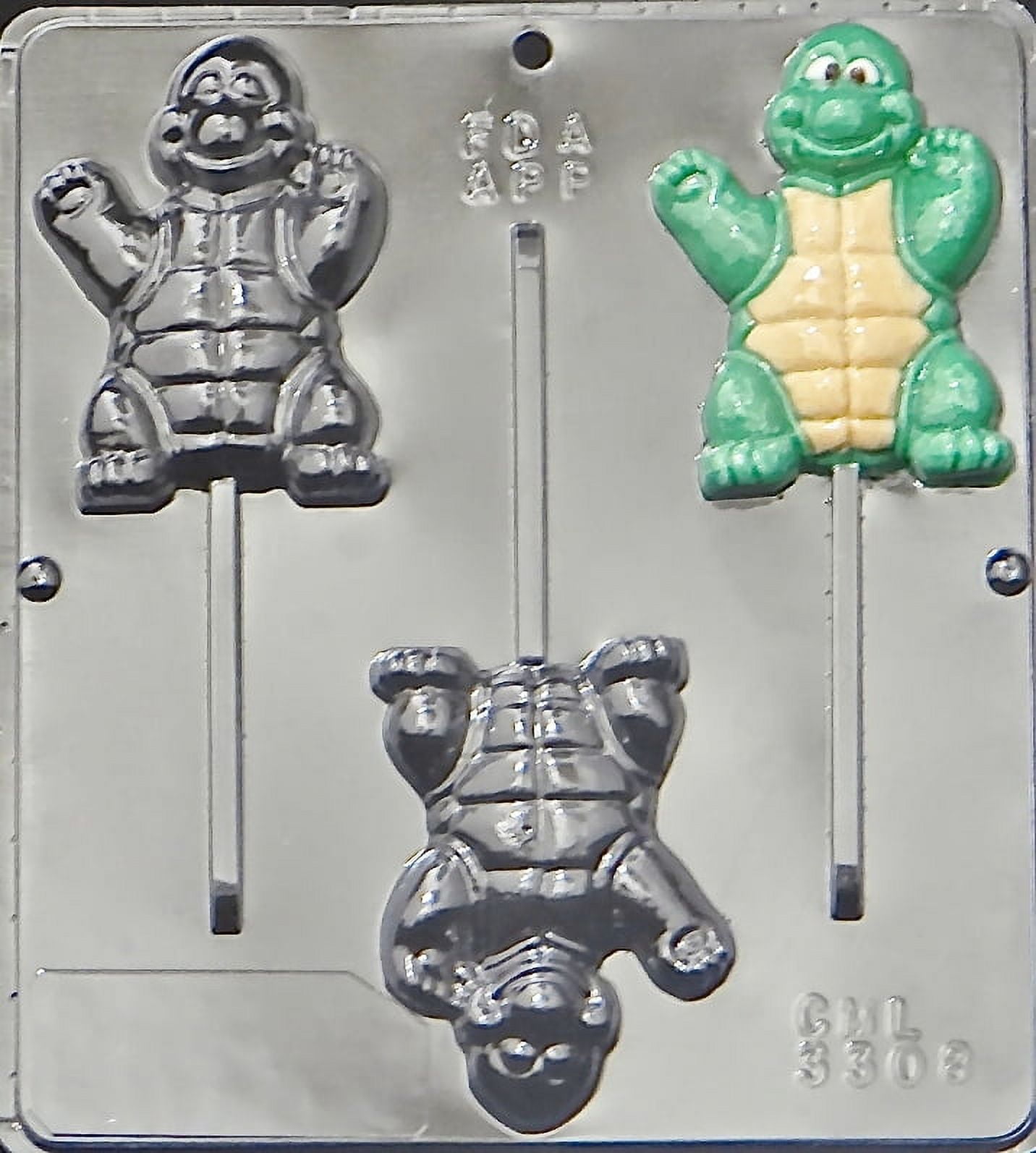 3308 Turtle Lollipop Chocolate Candy Mold - Walmart.com