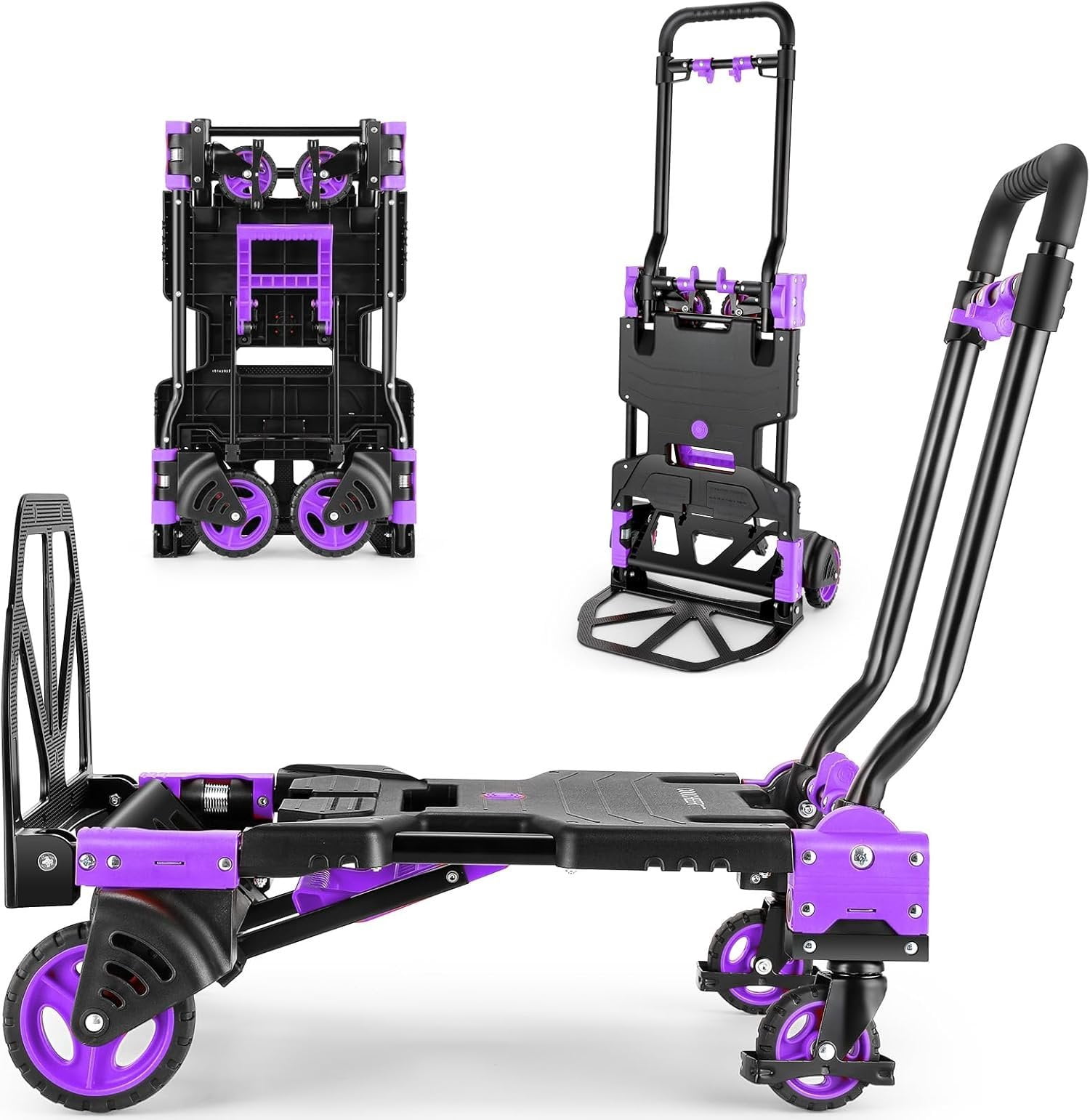 330LB Folding Hand Carrying, Combination of Four Wheels and Two Wheels ...