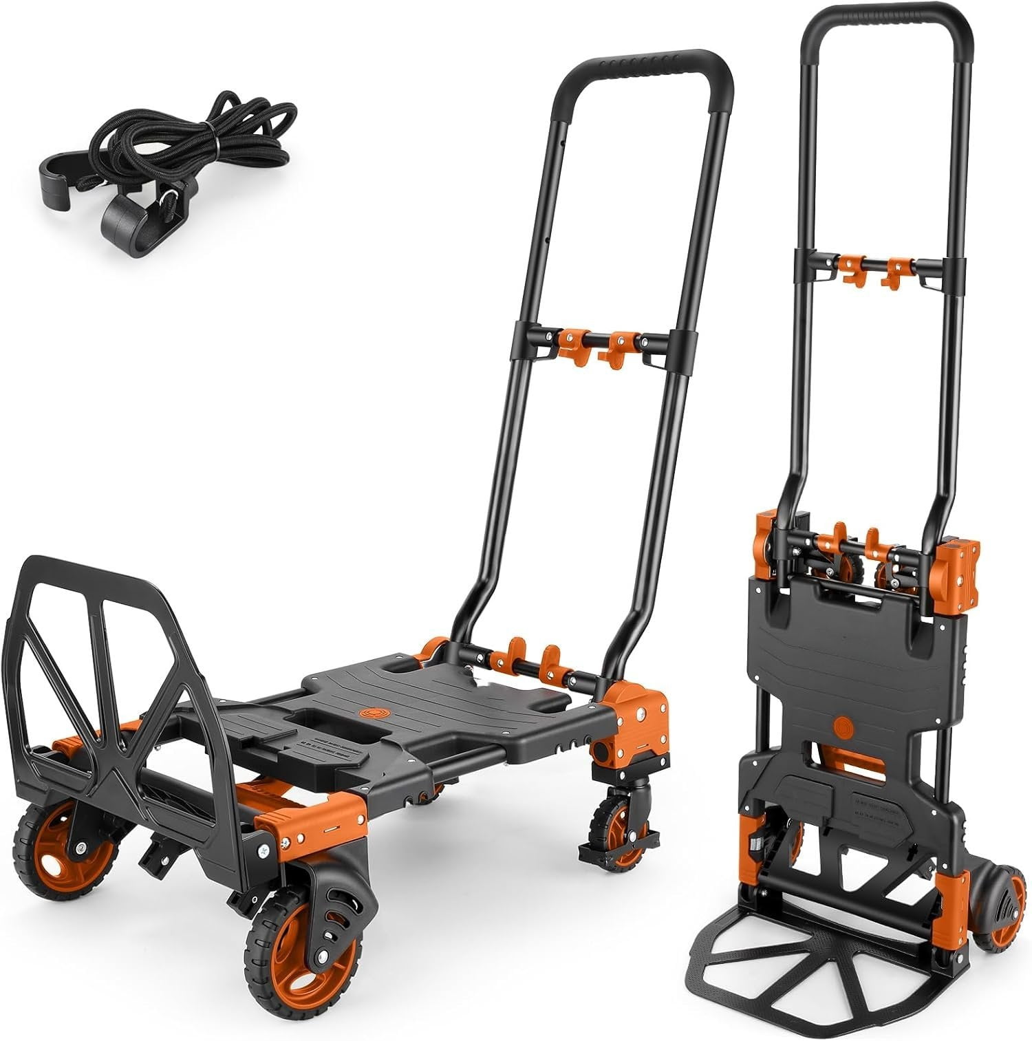 330LB Folding Hand Moving , Hand Heavy Duty Combination of 4 Wheels and ...