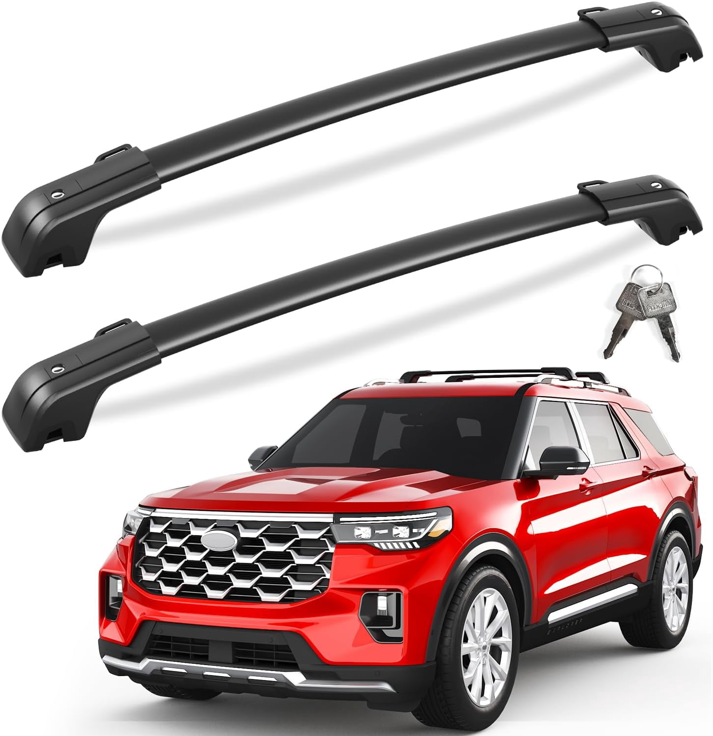 330LBS All Aluminum Roof Rack Cross Bars Fit for Kia Telluride X-PRO X ...