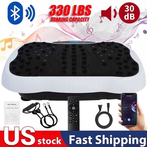 CATGOOD 330lb Vibration Plate, Dual-Motor Fitness Machine, Exercise ...