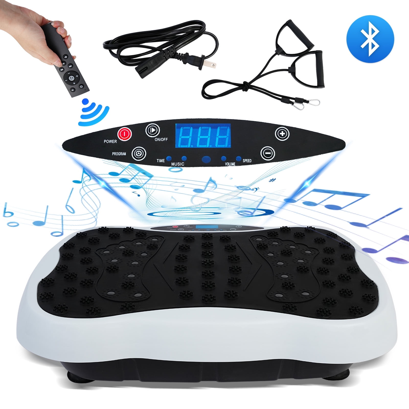 330lb Vibration Plate Exercise Machine, Vibration Board for Lymphatic ...