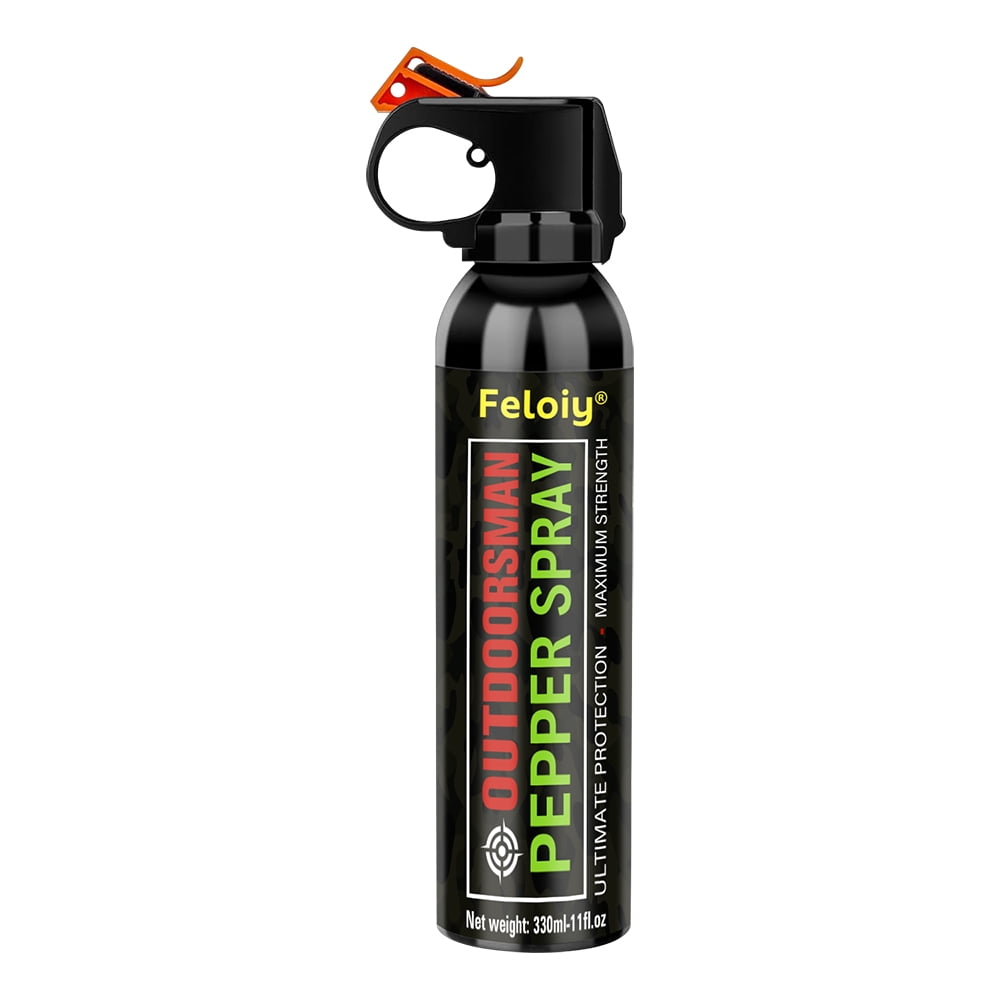 The pepper sprays in the 330 ml bottle have a safe clip with a range of ...
