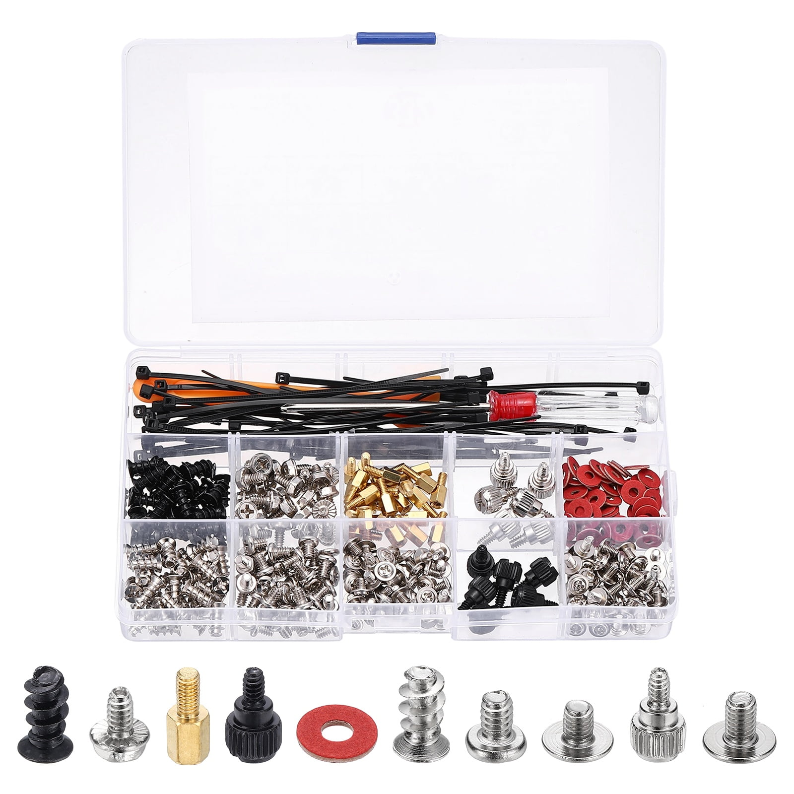 332Pcs Computer Case Fan Screws Kit, Carbon Steel PC Cooling Fan Mount ...