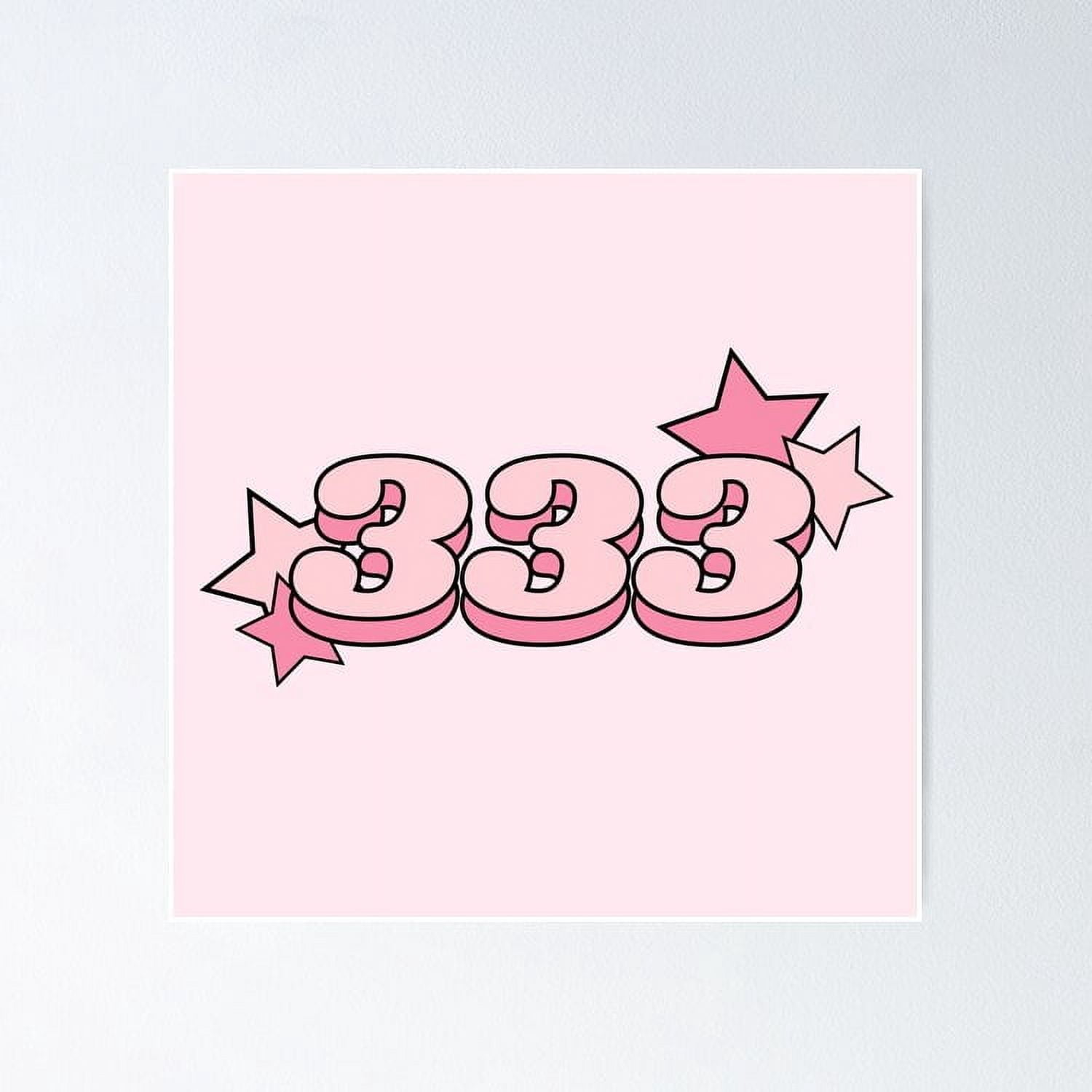 333|Angel Number Poster- Unframed Poster | Wall Art | Perfect For Home ...