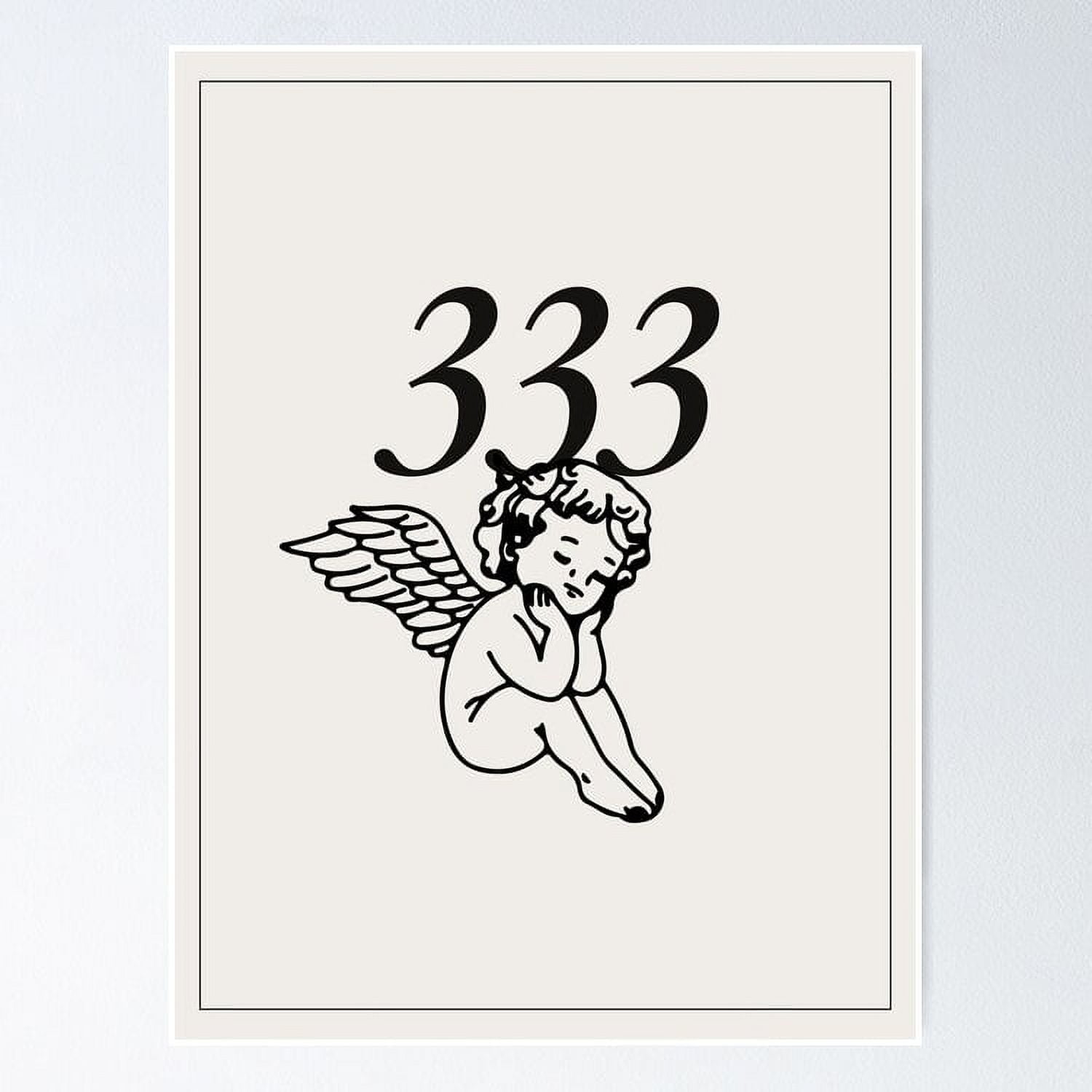 333 Angel Numbers Art Print UNFRAMED Poster, 16x24 - Walmart.com