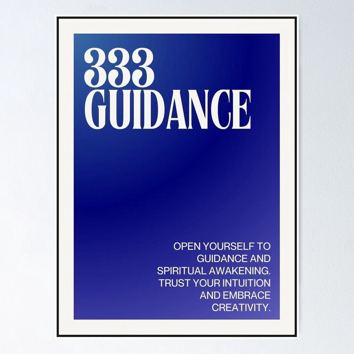333 Guidance - Spiritual Awakening and Intuition Inspiration Art ...