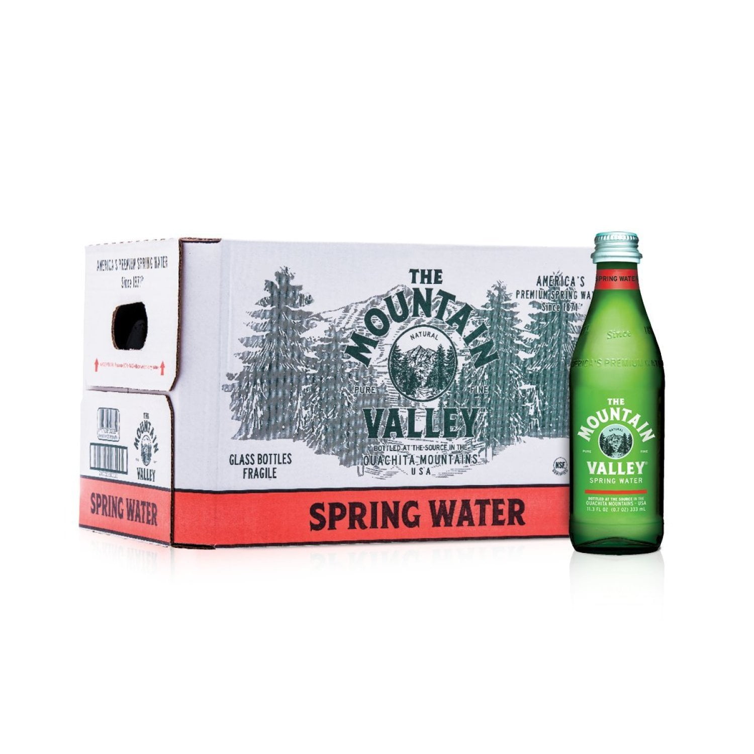 333 ML Glass Spring Water - Walmart.com