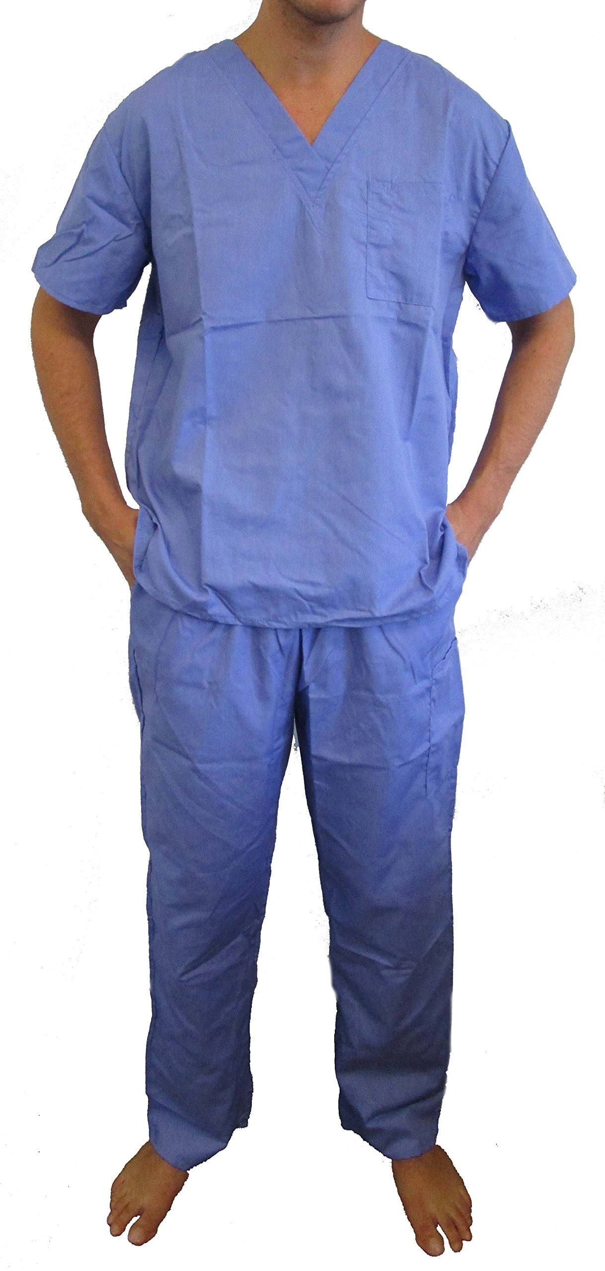 33300M-Red-S Tropi Unisex Scrub Sets Medical Scrubs Mens Scrubs (Small ...