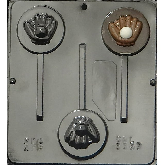 3337 Baseball & Glove Lollipop Chocolate Candy Mold - Walmart.com