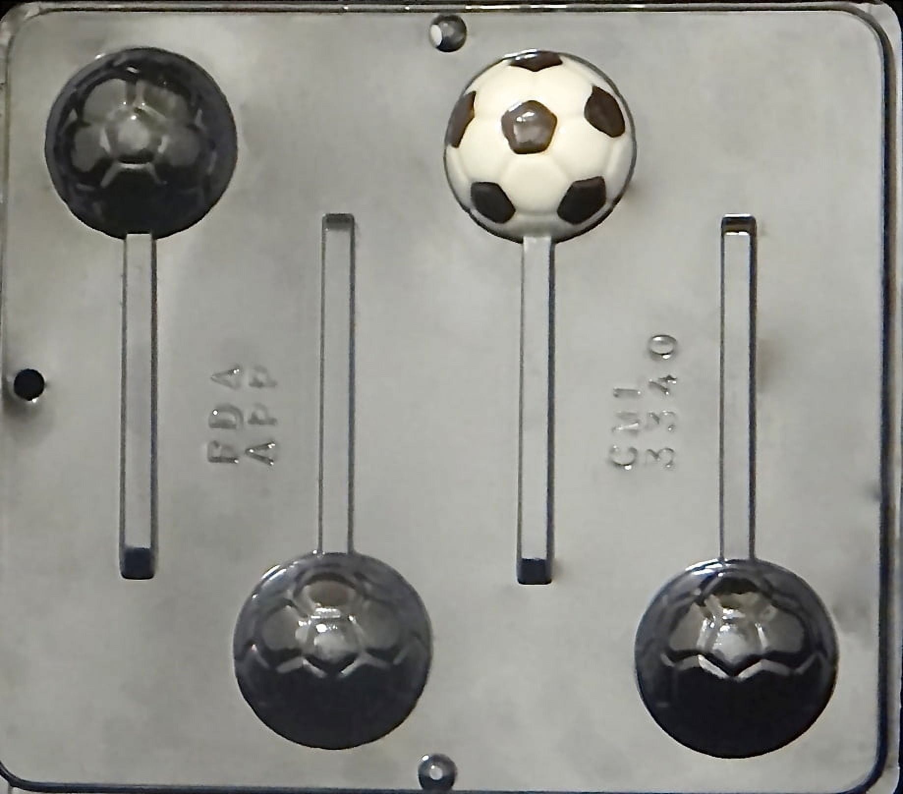 3340 Soccer Ball Lollipop Chocolate Candy Mold - Walmart.com