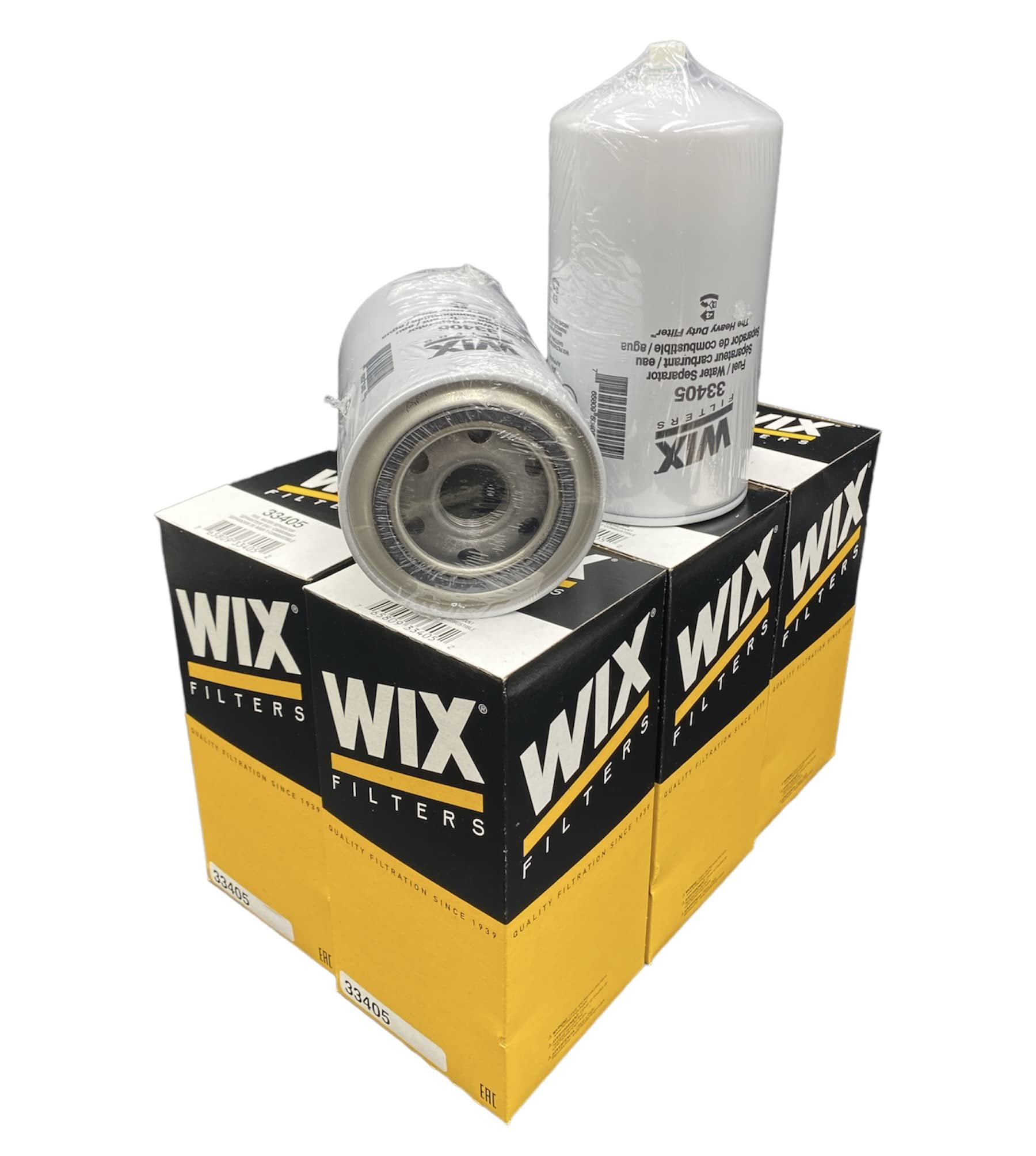 33405 Wix Fuel Water Separator Filter Replace Cummins 154789 Pack of 6 ...