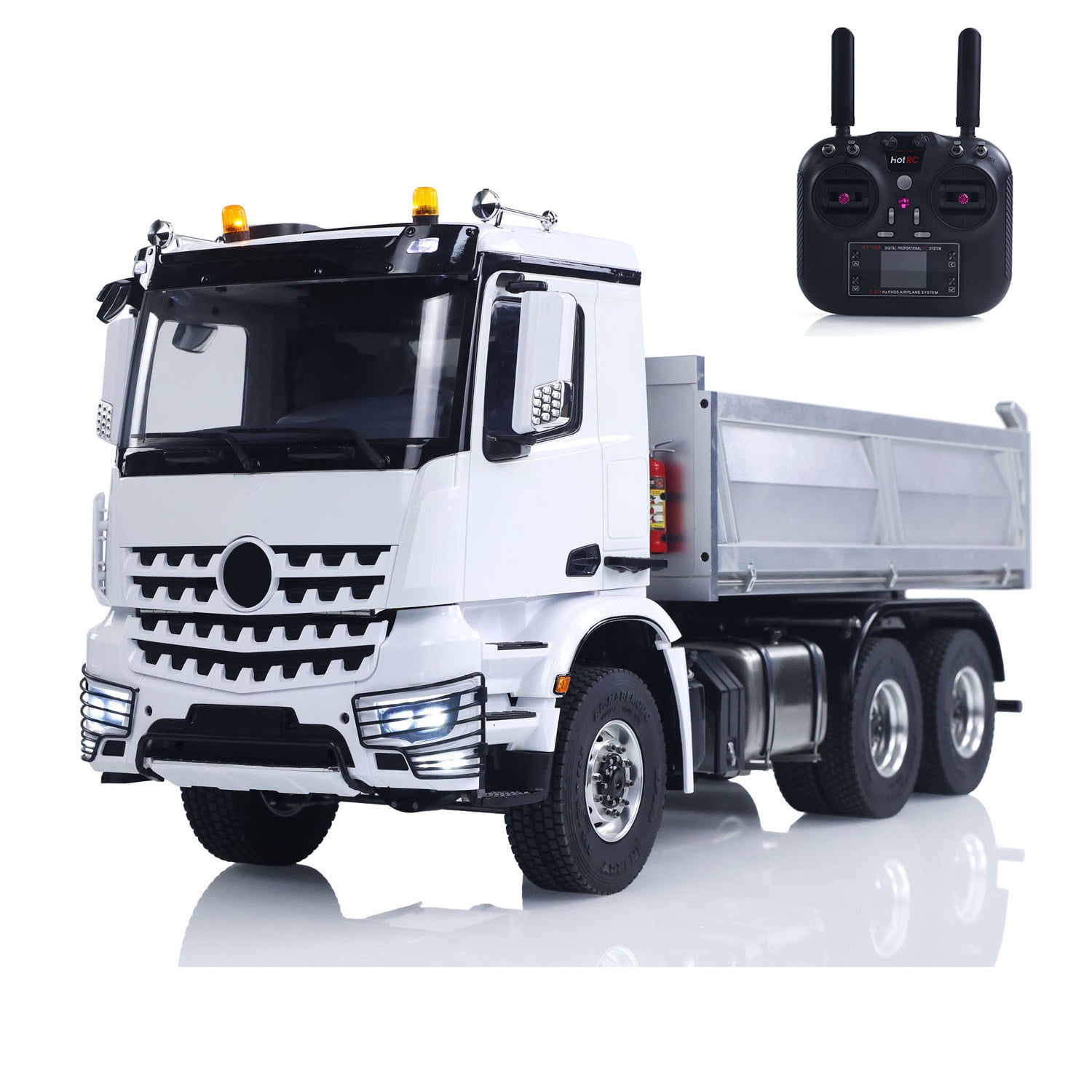 3348 Metal Chassis 1/14 RC Hydraulic Dumper 2Speed Gearbox Radio ...