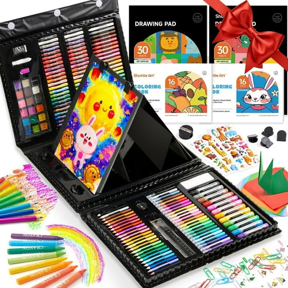 335 Piece Kids Art Set, Multi-Media Art Supplies, Gift Art Kit with ...