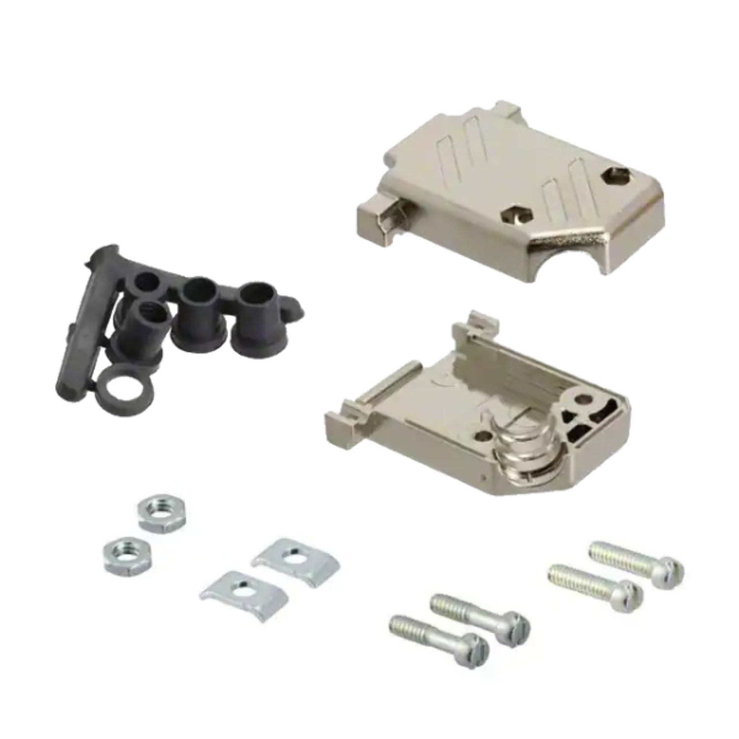 3357-6515-1C Position 15 Two Piece Backshell Connector Silver 45 ...