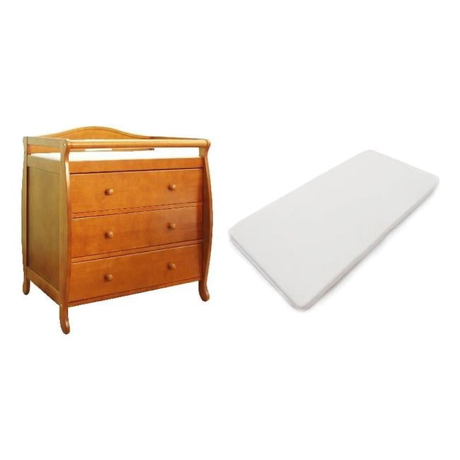 3358O-554 Grace 3-Drawer Changing Table with Contoured Changing Pad ...