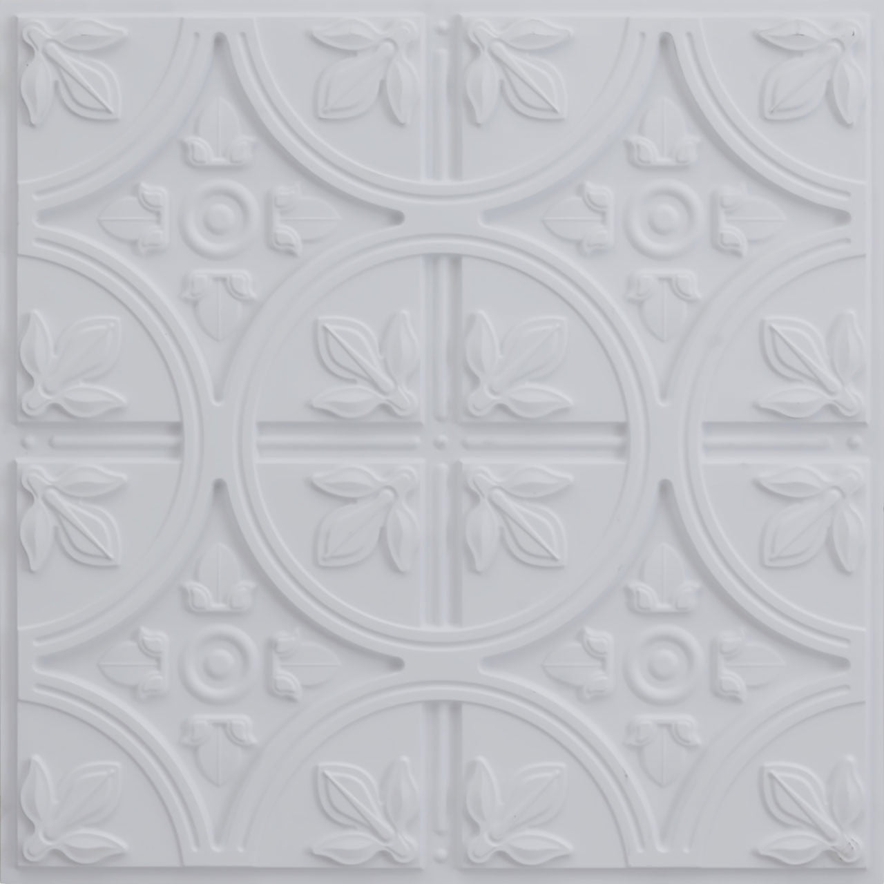 336-Modern Fleur de Lis 2 ft. x 2 ft. PVC Glue-up or Lay-in Ceiling ...