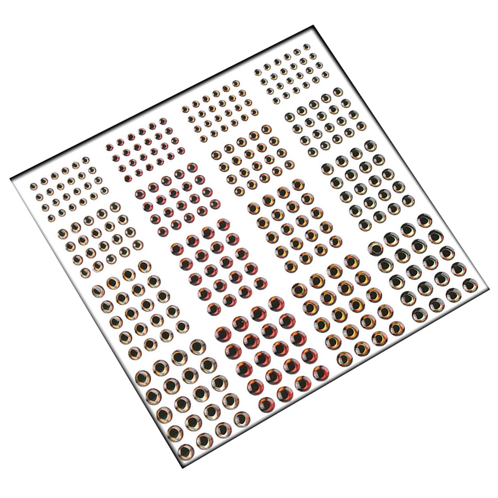 336Pieces Fishing Lures Set with Realistic Fish Eye Designs for ...