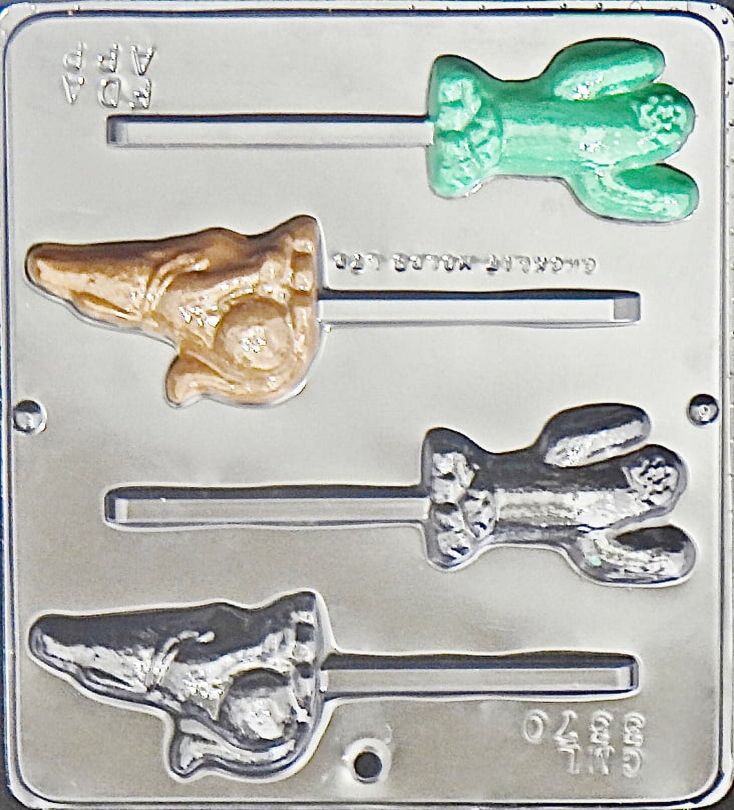 3370 Cactus & Coyote Lollipop Chocolate Candy Mold - Walmart.com