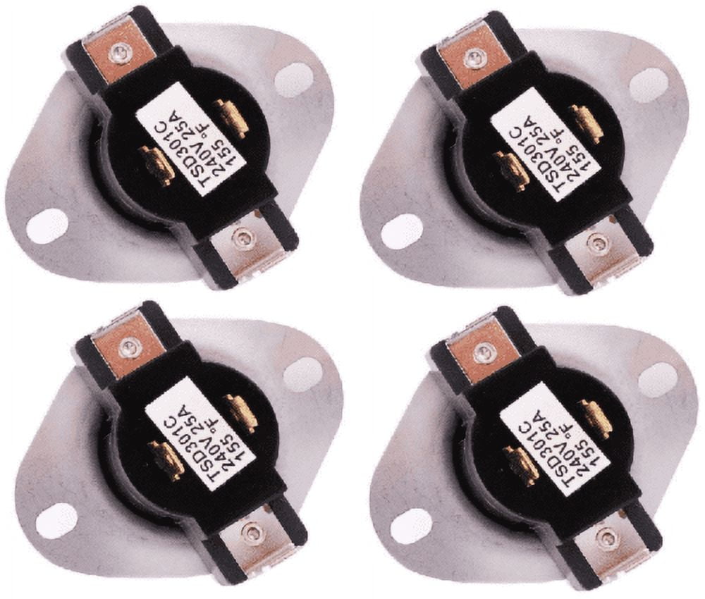 3387134 New Dryer Operating Thermostat for Whirlpool Kenmore 4 Packs ...