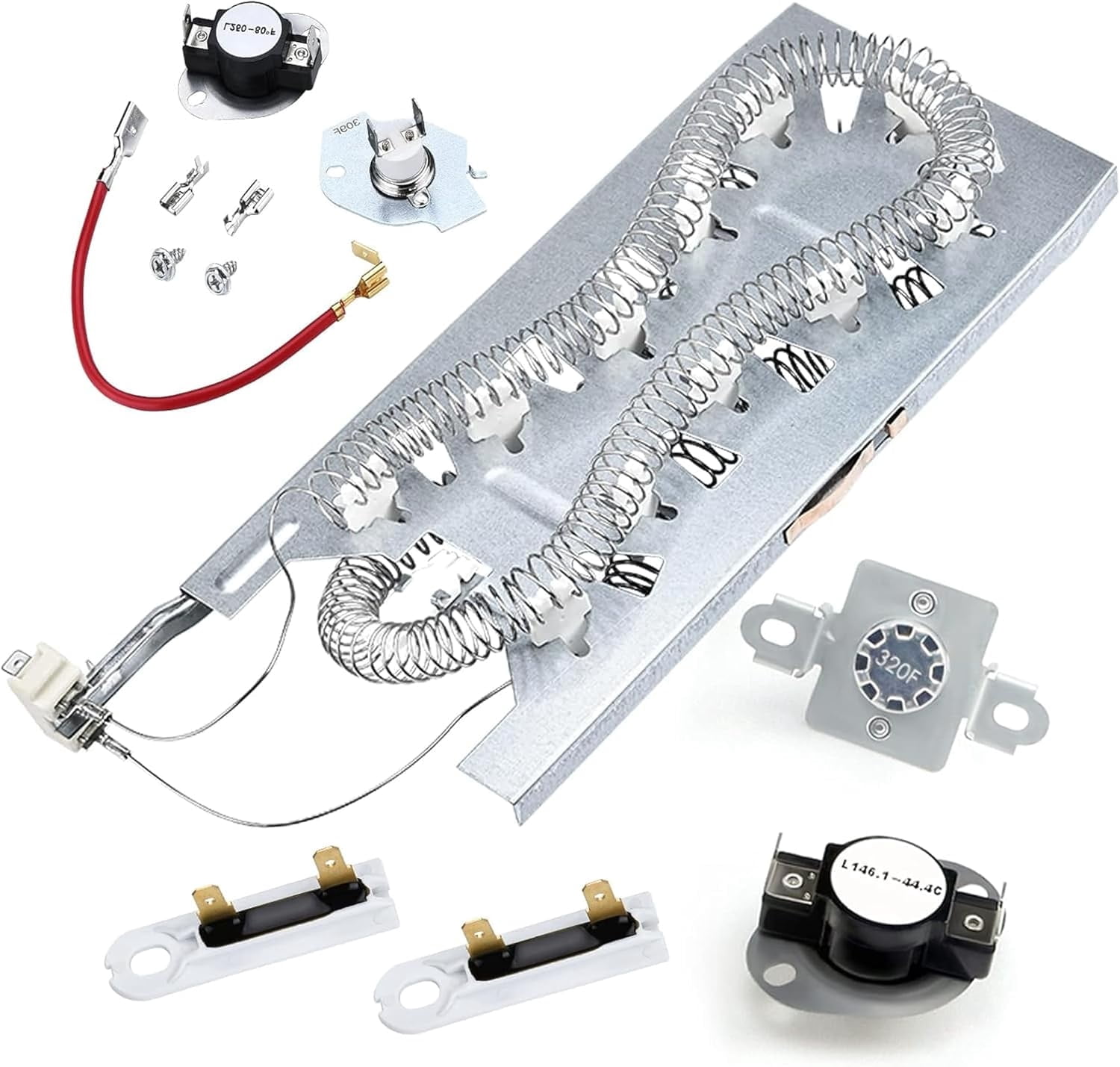 FEIKEER Dryer Heating Element Compatible with Kenmore Whirlpool Maytag ...