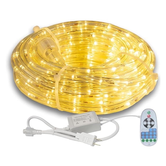 33FT LED Rope Lights Outdoor with , 300 LED Cuttable Connectable ...