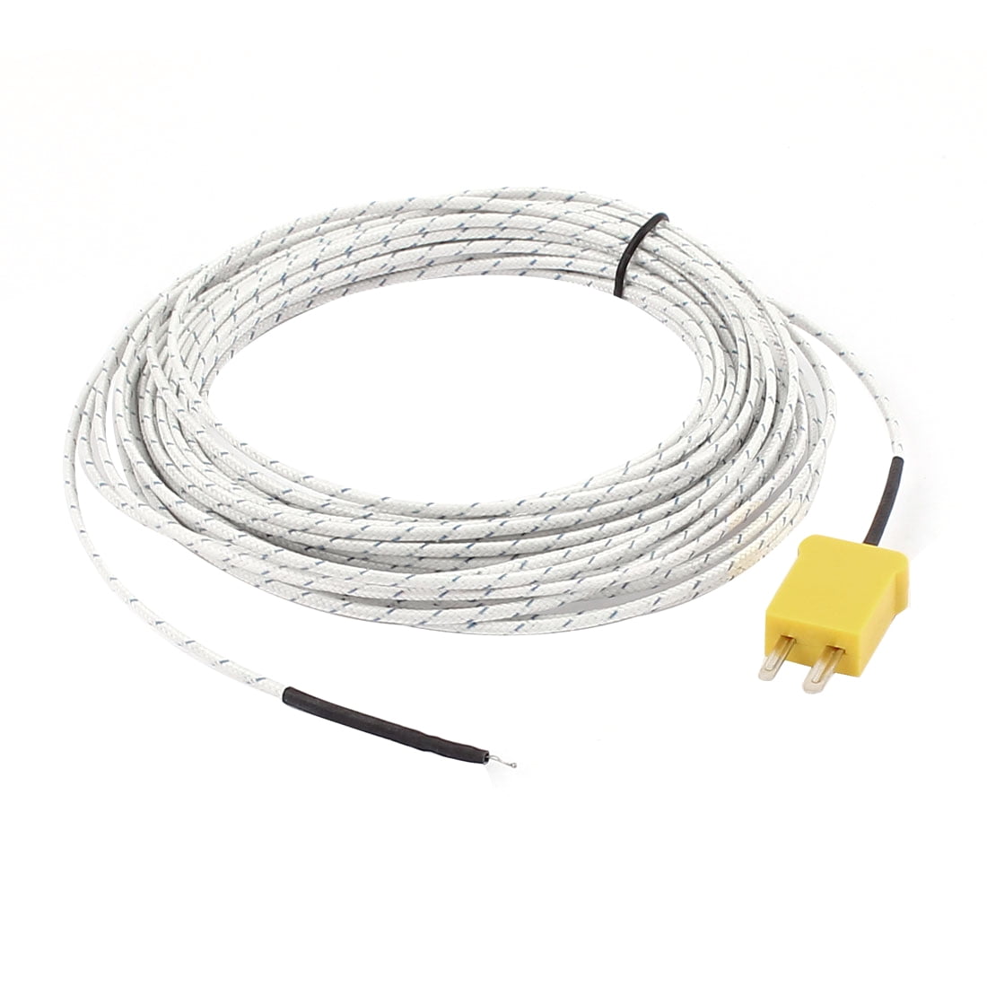 33Ft K Type Yellow Plug -50-204 Celsius Temperature Thermocouple Wire ...
